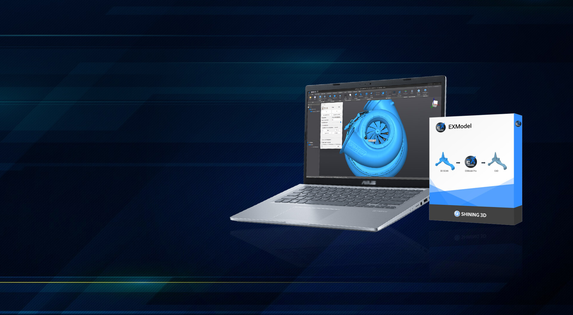 SHINING 3D Launches EXModel